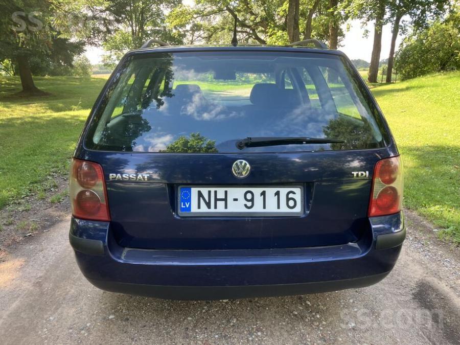 Zils Volkswagen Passat B5 2004 Jelgava, ar dzinēja tilpumu 1.90 L un nobraukumu 291 tūkst. km par 1390 €, foto 6 vietnē AUTOMOTO.COM.LV