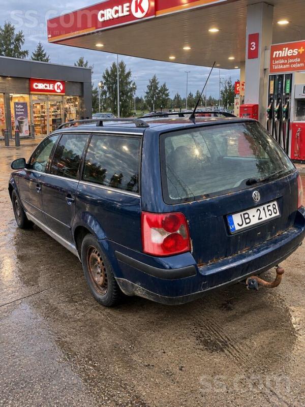 Синий Фольксваген Пассат Б5 2004 в Бауска, объемом двигателя 1.90 л и пробегом 454 тыс. км за 950 €, фото 1 на AUTOMOTO.COM.LV
