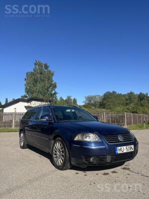 Blue Volkswagen Passat B5 2005 in Riga, with an engine capacity of 1.90 L and mileage of 360 thousand km for 1900 €, photo  on AUTOMOTO.COM.LV
