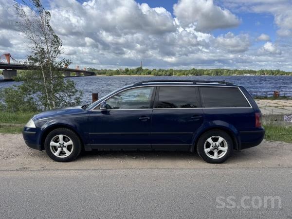 Blue Volkswagen Passat B5 2005 in Riga, with an engine capacity of 1.90 L and mileage of 466 thousand km for 1300 €, photo 1 on AUTOMOTO.COM.LV