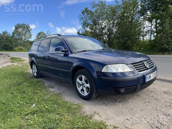 Blue Volkswagen Passat B5 2005 in Riga, with an engine capacity of 1.90 L and mileage of 466 thousand km for 1300 €, photo 5 on AUTOMOTO.COM.LV