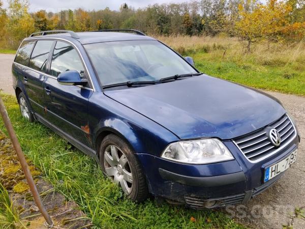 Volkswagen Passat B5 2006 Rēzekne vietnē Zils Volkswagen Passat B5 2006 Rēzekne, ar dzinēja tilpumu 1.90 L un nobraukumu 300 tūkst. km par 650 €, foto 1 vietnē AUTOMOTO.COM.LV