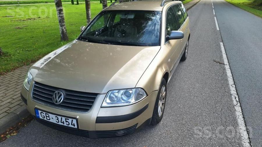 Brown Volkswagen Passat B5 2002 in Liepaja, with an engine capacity of 1.90 L and mileage of 542 thousand km for 1000 €, photo 6 on AUTOMOTO.COM.LV