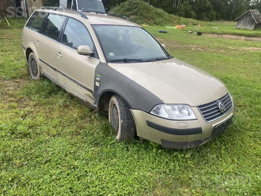 Brown Volkswagen Passat B5 2003 in Aluksne, with an engine capacity of 1.90 L and mileage of 0 thousand km for 300 €, photo 1 on AUTOMOTO.COM.LV