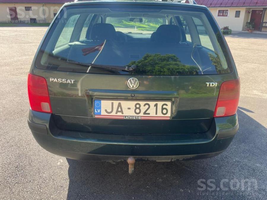 Zaļš Volkswagen Passat B5 1996 Ogre, ar dzinēja tilpumu 1.90 L un nobraukumu 351 tūkst. km par 800 €, foto 3 vietnē AUTOMOTO.COM.LV