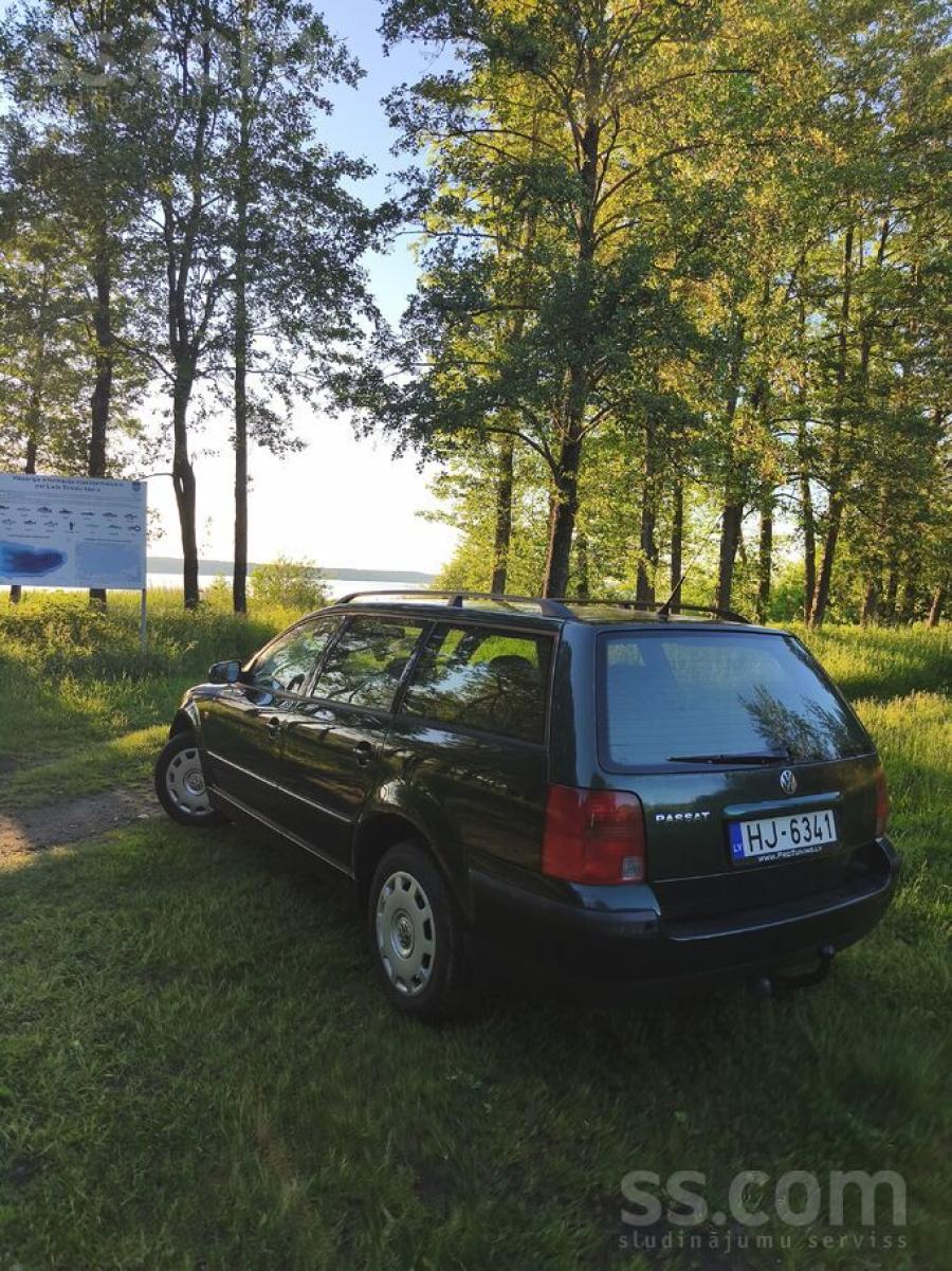 Zaļš Volkswagen Passat B5 1997 Daugavpils, ar dzinēja tilpumu 1.90 L un nobraukumu 448 tūkst. km par 1300 €, foto 4 vietnē AUTOMOTO.COM.LV