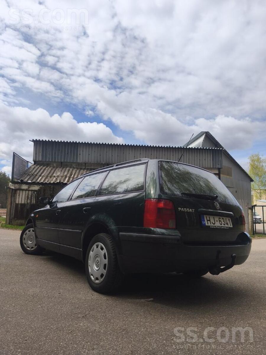 Zaļš Volkswagen Passat B5 1997 Daugavpils, ar dzinēja tilpumu 1.90 L un nobraukumu 448 tūkst. km par 1300 €, foto 6 vietnē AUTOMOTO.COM.LV