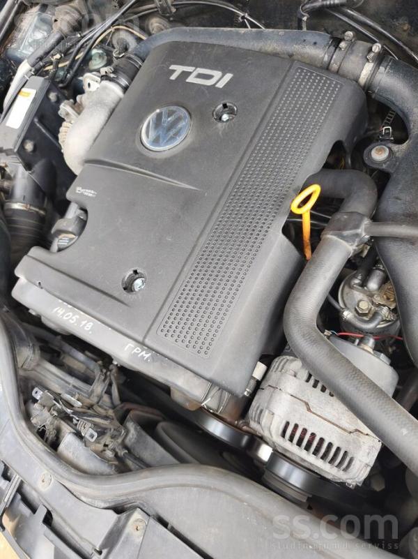 Green Volkswagen Passat B5 1997 in Daugavpils, with an engine capacity of 1.90 L and mileage of 448 thousand km for 1300 €, photo 8 on AUTOMOTO.COM.LV