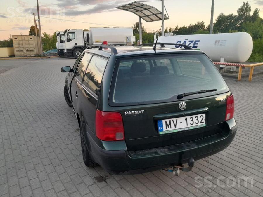 Green Volkswagen Passat B5 1998 in Preili, with an engine capacity of 1.90 L and mileage of 359 thousand km for 1200 €, photo 6 on AUTOMOTO.COM.LV