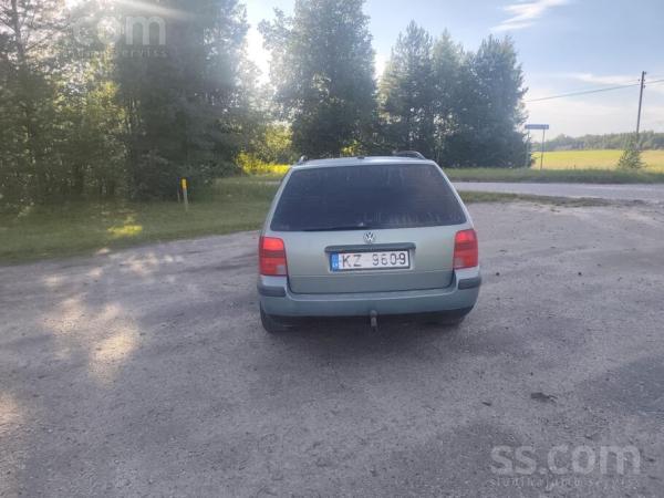 Green Volkswagen Passat B5 1999 in Madona, with an engine capacity of 1.90 L and mileage of 375 thousand km for 1000 €, photo 6 on AUTOMOTO.COM.LV