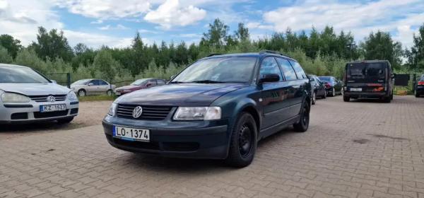 Green Volkswagen Passat B5 2000 in Valmiera, with an engine capacity of 1.80 L and mileage of 332 thousand km for 650 €, photo 6 on AUTOMOTO.COM.LV