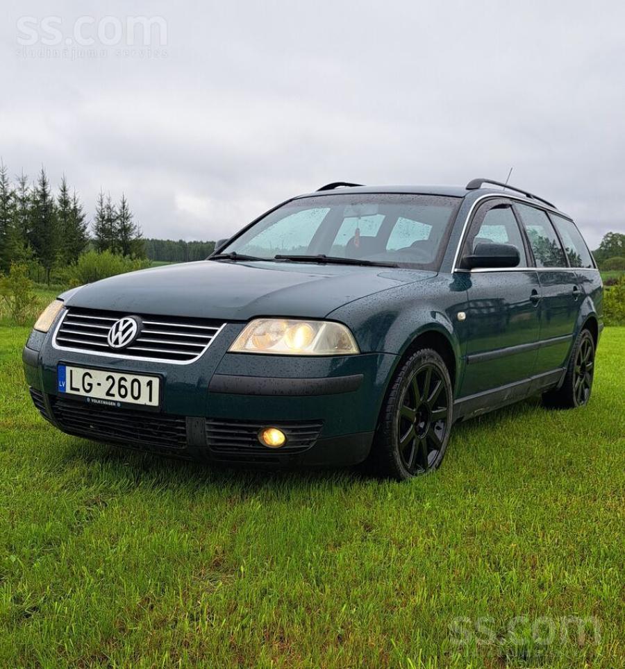 Zaļš Volkswagen Passat B5 2001 Rēzekne, ar dzinēja tilpumu 1.90 L un nobraukumu 400 tūkst. km par 400 €, foto 1 vietnē AUTOMOTO.COM.LV