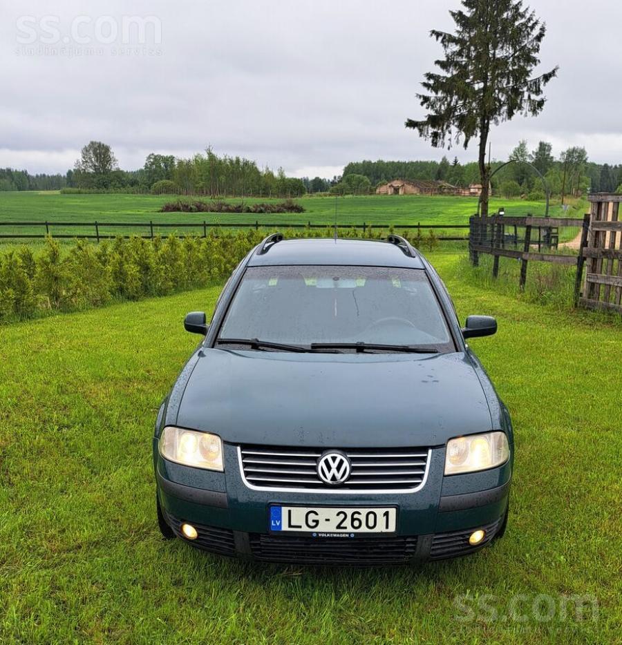 Zaļš Volkswagen Passat B5 2001 Rēzekne, ar dzinēja tilpumu 1.90 L un nobraukumu 400 tūkst. km par 400 €, foto 2 vietnē AUTOMOTO.COM.LV