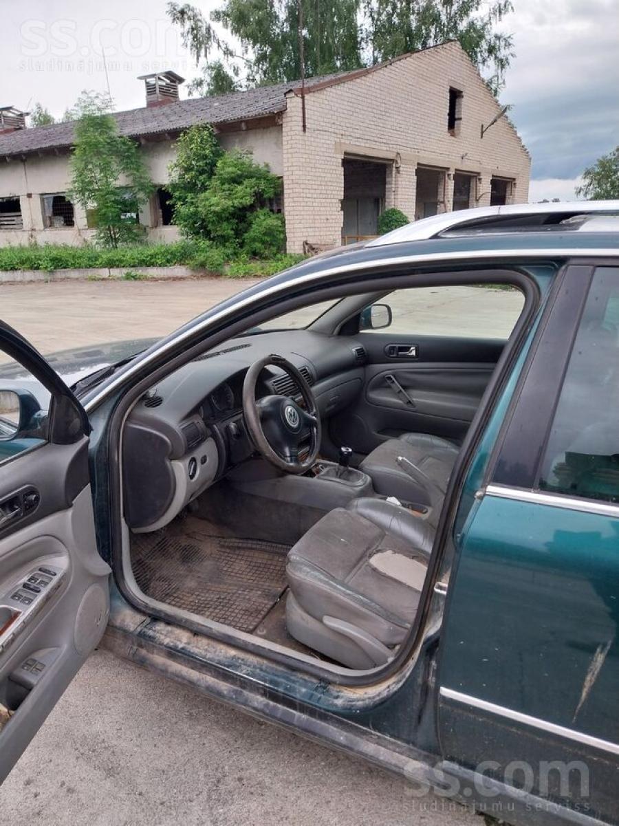Zaļš Volkswagen Passat B5 2001 Dobele, ar dzinēja tilpumu 1.90 L un nobraukumu 370 tūkst. km par 1550 €, foto 5 vietnē AUTOMOTO.COM.LV