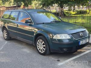 Zaļš Volkswagen Passat B5 2001 Rēzekne, ar dzinēja tilpumu 1.90 L un nobraukumu 410 tūkst. km par 1100 €, foto  vietnē AUTOMOTO.COM.LV
