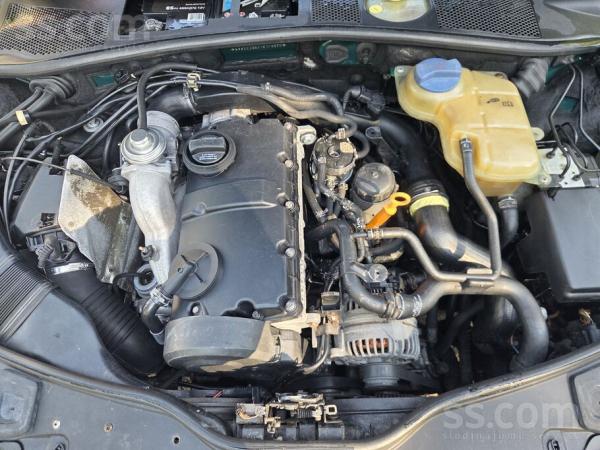 Green Volkswagen Passat B5 2001 in Rezekne, with an engine capacity of 1.90 L and mileage of 410 thousand km for 1100 €, photo 5 on AUTOMOTO.COM.LV