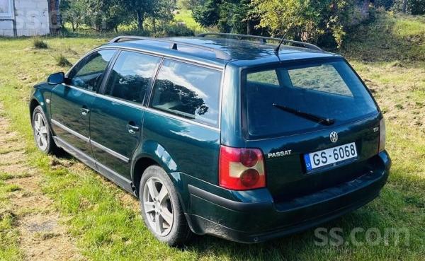 Zaļš Volkswagen Passat B5 2001 Rīga, ar dzinēja tilpumu 1.90 L un nobraukumu 270 tūkst. km par 1950 €, foto 6 vietnē AUTOMOTO.COM.LV