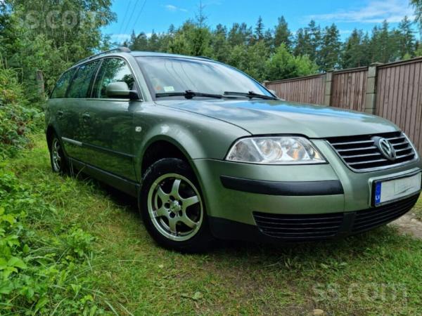 Green Volkswagen Passat B5 2002 in Riga, with an engine capacity of 1.90 L and mileage of 331 thousand km for 1700 €, photo 1 on AUTOMOTO.COM.LV