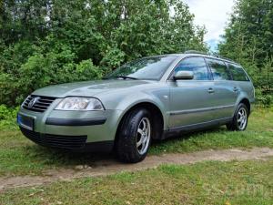 Green Volkswagen Passat B5 2002 in Riga, with an engine capacity of 1.90 L and mileage of 331 thousand km for 1700 €, photo 2 on AUTOMOTO.COM.LV