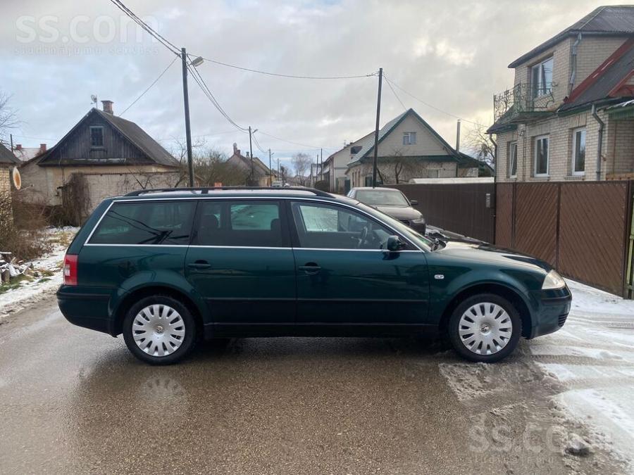 Green Volkswagen Passat B5 2002 in Daugavpils, with an engine capacity of 1.90 L and mileage of 0 thousand km for 2450 €, photo 6 on AUTOMOTO.COM.LV