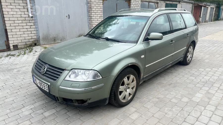 Зеленый Фольксваген Пассат Б5 2002 в Рига, объемом двигателя 1.90 л и пробегом 395 тыс. км за 750 €, фото 1 на AUTOMOTO.COM.LV