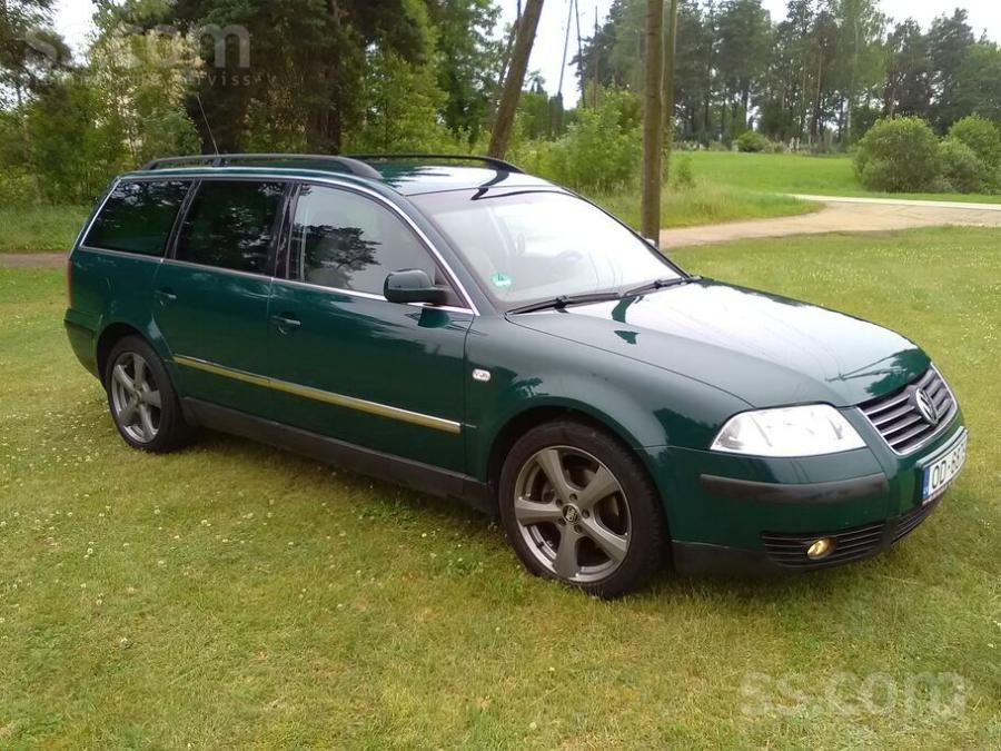 Zaļš Volkswagen Passat B5 2003 Rēzekne, ar dzinēja tilpumu 1.90 L un nobraukumu 291 tūkst. km par 2450 €, foto 3 vietnē AUTOMOTO.COM.LV