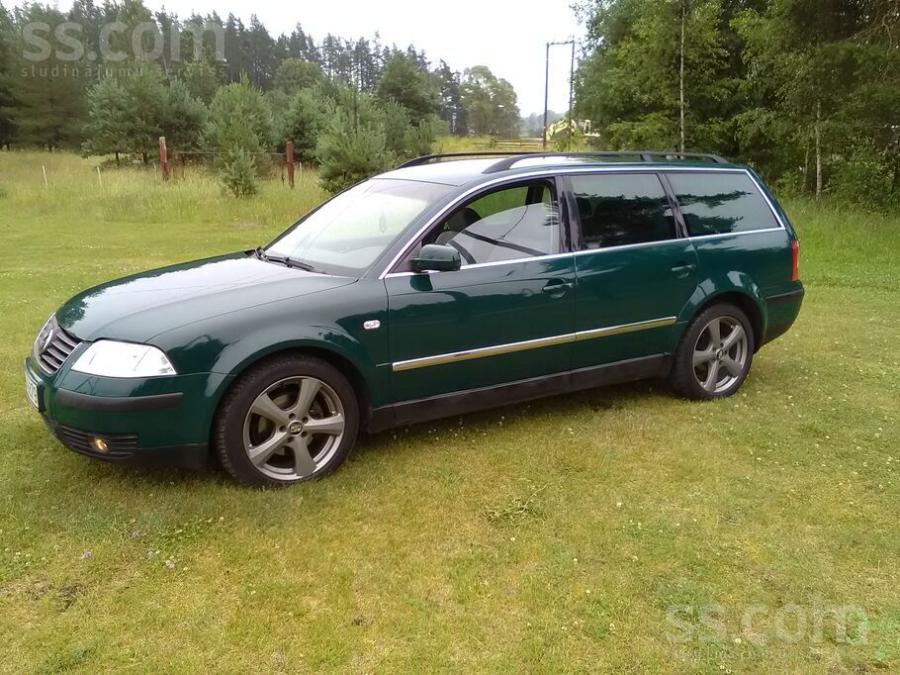 Zaļš Volkswagen Passat B5 2003 Rēzekne, ar dzinēja tilpumu 1.90 L un nobraukumu 291 tūkst. km par 2450 €, foto 8 vietnē AUTOMOTO.COM.LV
