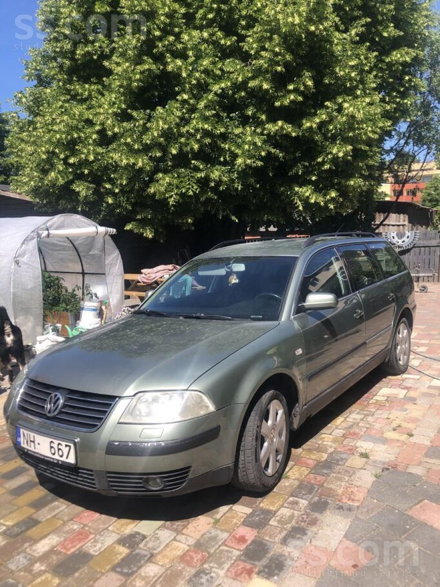 Zaļš Volkswagen Passat B5 2003 Limbaži, ar dzinēja tilpumu 1.90 L un nobraukumu 331 tūkst. km par 3495 €, foto 1 vietnē AUTOMOTO.COM.LV