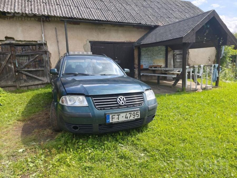 Zaļš Volkswagen Passat B5 2003 Dobele, ar dzinēja tilpumu 1.90 L un nobraukumu 430 tūkst. km par 750 €, foto 3 vietnē AUTOMOTO.COM.LV