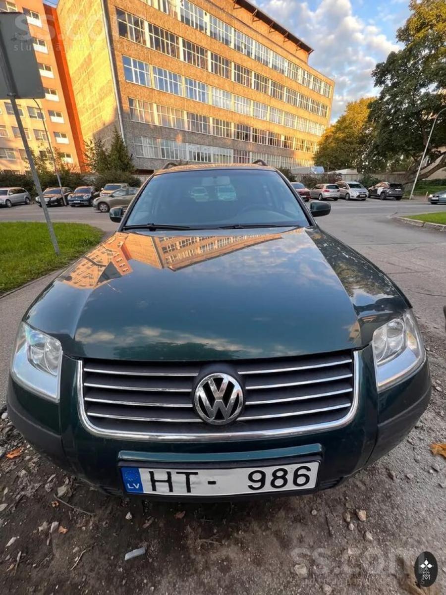 Zaļš Volkswagen Passat B5 2003 Rīga, ar dzinēja tilpumu 1.90 L un nobraukumu 357 tūkst. km par 1200 €, foto 1 vietnē AUTOMOTO.COM.LV