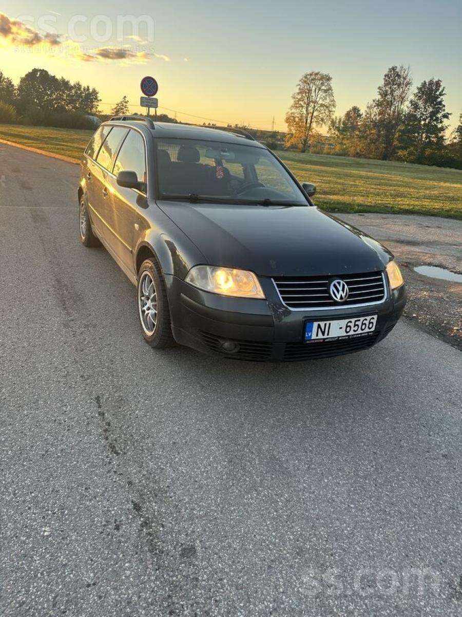 Green Volkswagen Passat B5 2003 in Dobele, with an engine capacity of 1.90 L and mileage of 312 thousand km for 1300 €, photo 1 on AUTOMOTO.COM.LV