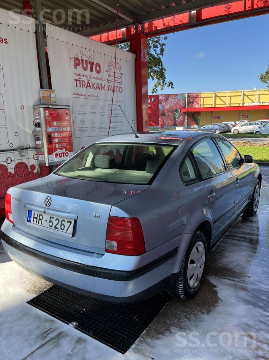 Grey Volkswagen Passat B5 1997 in Riga, with an engine capacity of 1.80 L and mileage of 0 thousand km for 850 €, photo 4 on AUTOMOTO.COM.LV