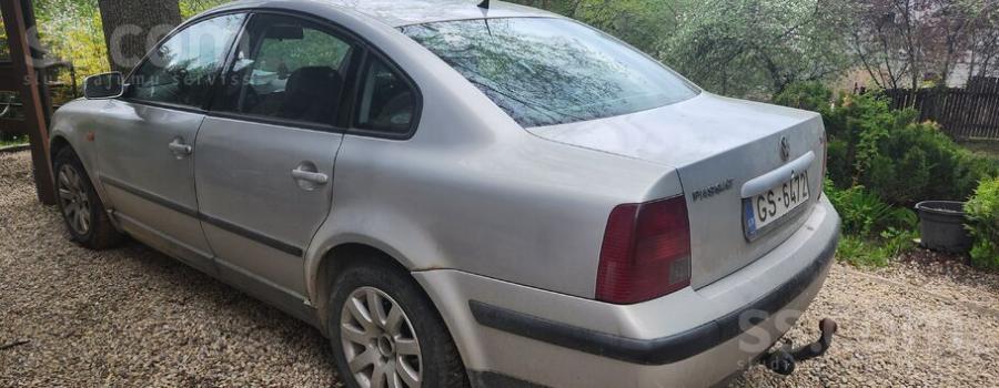 Grey Volkswagen Passat B5 1997 in Ogre, with an engine capacity of 1.90 L and mileage of 349 thousand km for 700 €, photo 4 on AUTOMOTO.COM.LV