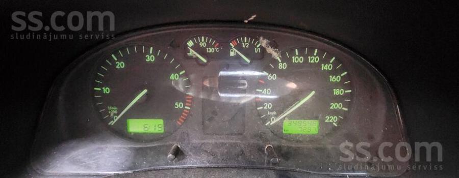 Grey Volkswagen Passat B5 1997 in Ogre, with an engine capacity of 1.90 L and mileage of 349 thousand km for 700 €, photo 8 on AUTOMOTO.COM.LV
