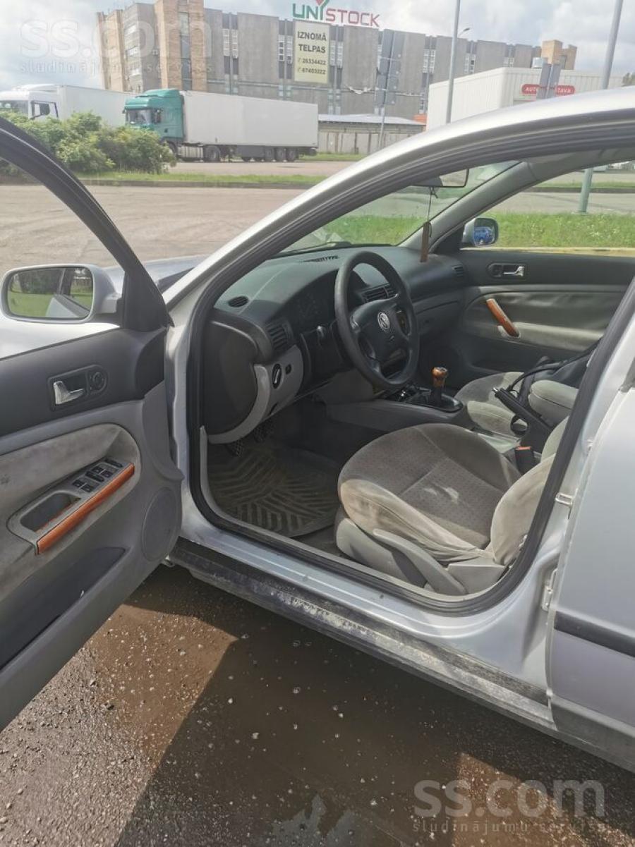 Pelēks Volkswagen Passat B5 1998 Rīga, ar dzinēja tilpumu 1.90 L un nobraukumu 400 tūkst. km par 900 €, foto 6 vietnē AUTOMOTO.COM.LV