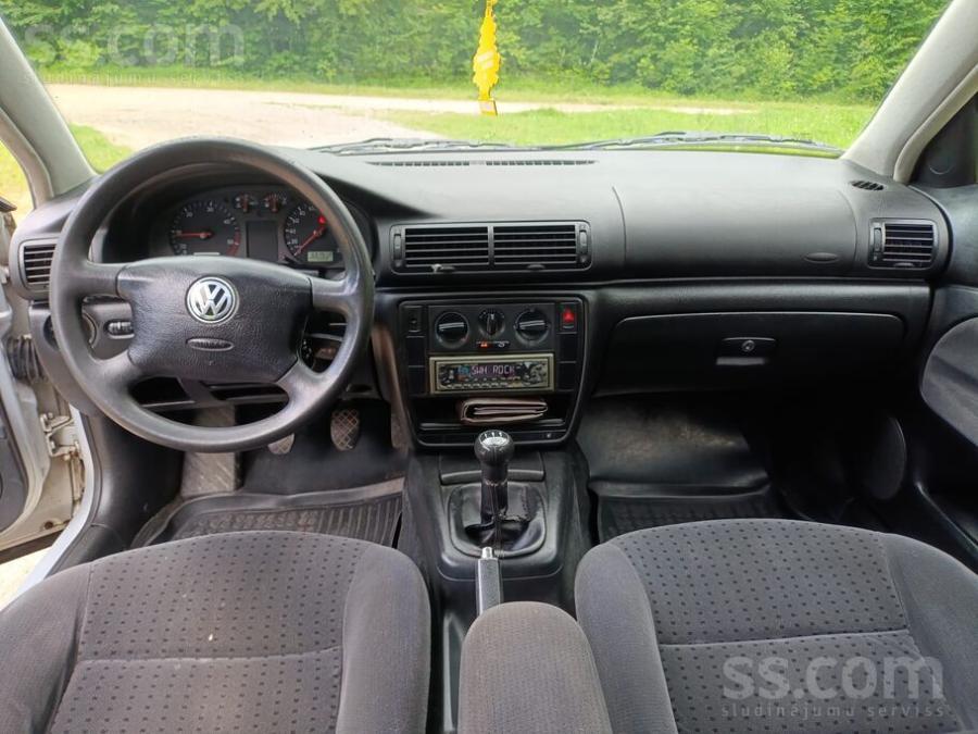 Pelēks Volkswagen Passat B5 1999 Kuldīga, ar dzinēja tilpumu 1.90 L un nobraukumu 331 tūkst. km par 1350 €, foto 7 vietnē AUTOMOTO.COM.LV