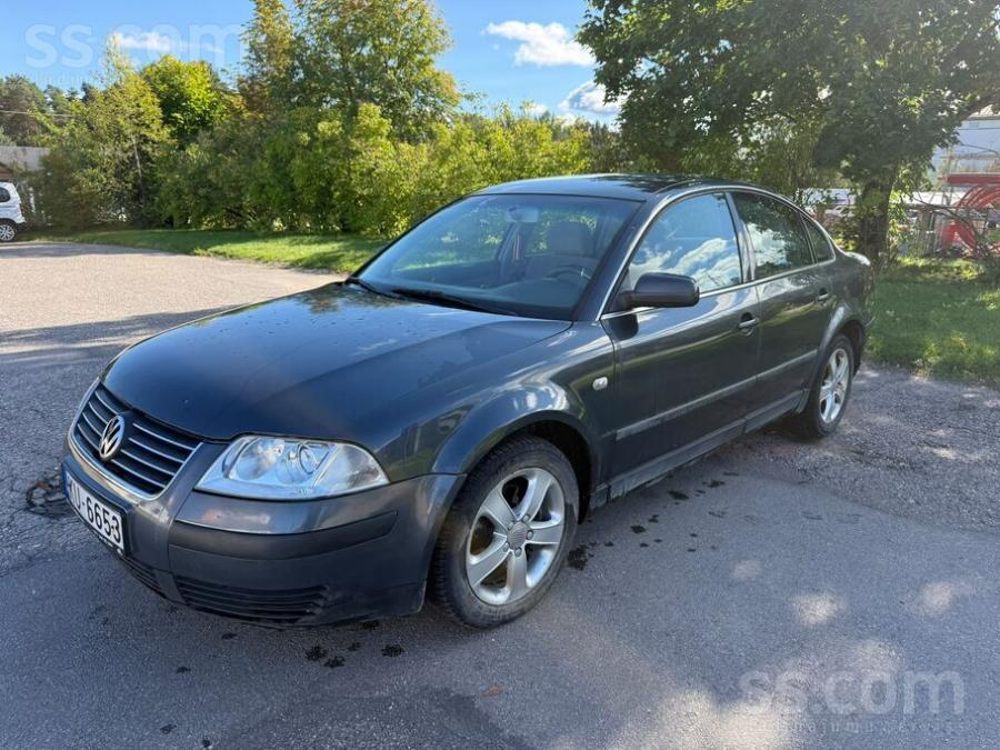Grey Volkswagen Passat B5 2001 in Valmiera, with an engine capacity of 1.90 L and mileage of 0 thousand km for 1480 €, photo 1 on AUTOMOTO.COM.LV