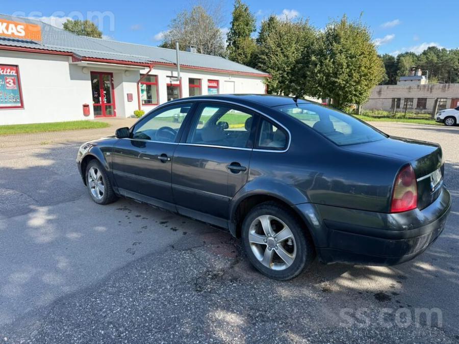 Grey Volkswagen Passat B5 2001 in Valmiera, with an engine capacity of 1.90 L and mileage of 0 thousand km for 1480 €, photo 6 on AUTOMOTO.COM.LV