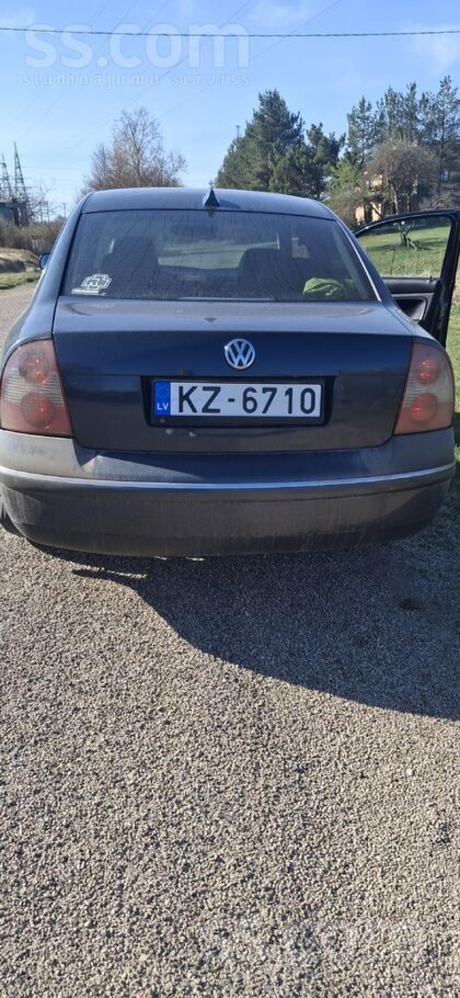 Pelēks Volkswagen Passat B5 2002 Rēzekne, ar dzinēja tilpumu 1.90 L un nobraukumu 355 tūkst. km par 1650 €, foto 5 vietnē AUTOMOTO.COM.LV