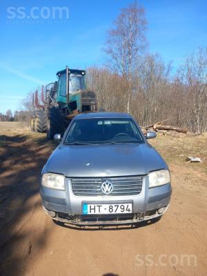 Grey Volkswagen Passat B5 2003 in Aluksne, with an engine capacity of 1.90 L and mileage of 300 thousand km for 400 €, photo 8 on AUTOMOTO.COM.LV