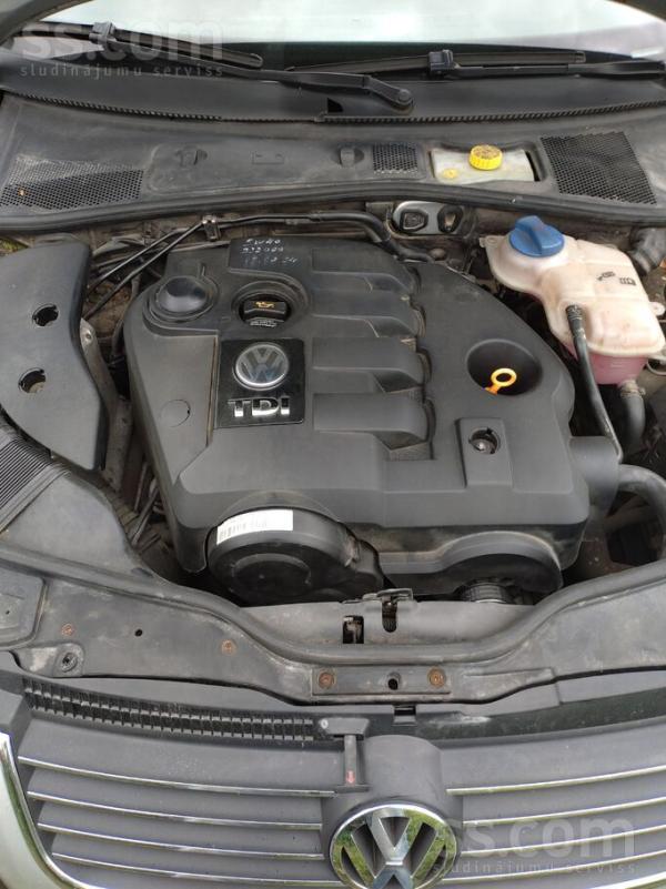 Grey Volkswagen Passat B5 2003 in Jekabpils, with an engine capacity of 1.90 L and mileage of 333 thousand km for 910 €, photo 5 on AUTOMOTO.COM.LV