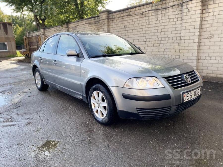 Pelēks Volkswagen Passat B5 2003 Jelgava, ar dzinēja tilpumu 2.00 L un nobraukumu 168 tūkst. km par 1150 €, foto 1 vietnē AUTOMOTO.COM.LV