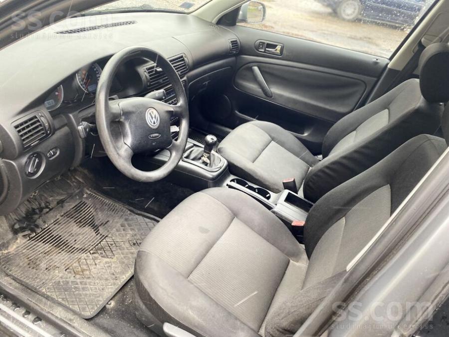 Pelēks Volkswagen Passat B5 2003 Jelgava, ar dzinēja tilpumu 2.00 L un nobraukumu 168 tūkst. km par 1150 €, foto 10 vietnē AUTOMOTO.COM.LV