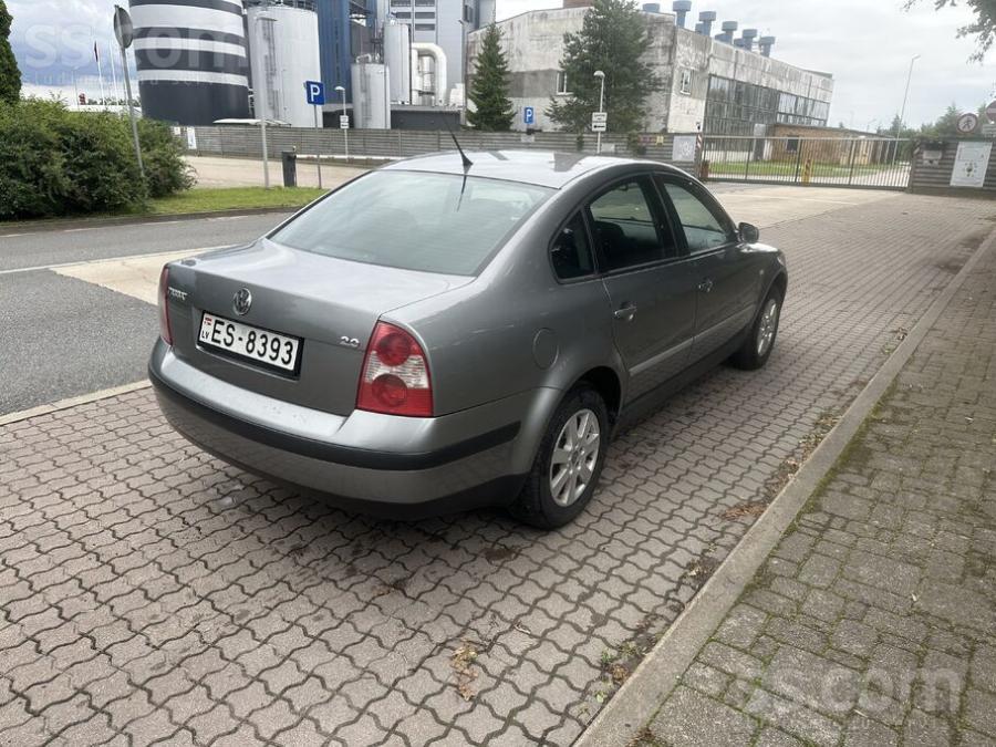 Pelēks Volkswagen Passat B5 2003 Jelgava, ar dzinēja tilpumu 2.00 L un nobraukumu 168 tūkst. km par 1650 €, foto 7 vietnē AUTOMOTO.COM.LV