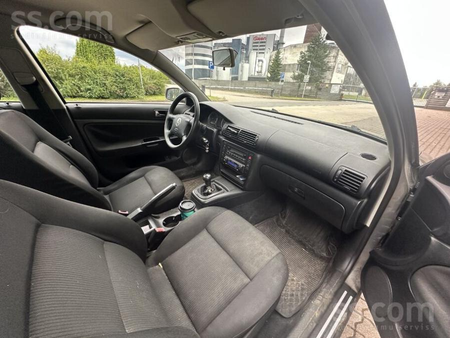Pelēks Volkswagen Passat B5 2003 Jelgava, ar dzinēja tilpumu 2.00 L un nobraukumu 168 tūkst. km par 1650 €, foto 14 vietnē AUTOMOTO.COM.LV
