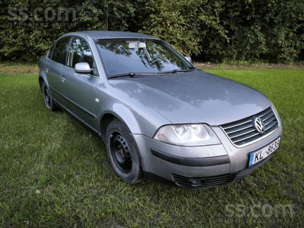 Pelēks Volkswagen Passat B5 2003 Jēkabpils, ar dzinēja tilpumu 1.90 L un nobraukumu 360 tūkst. km par 1090 €, foto 1 vietnē AUTOMOTO.COM.LV