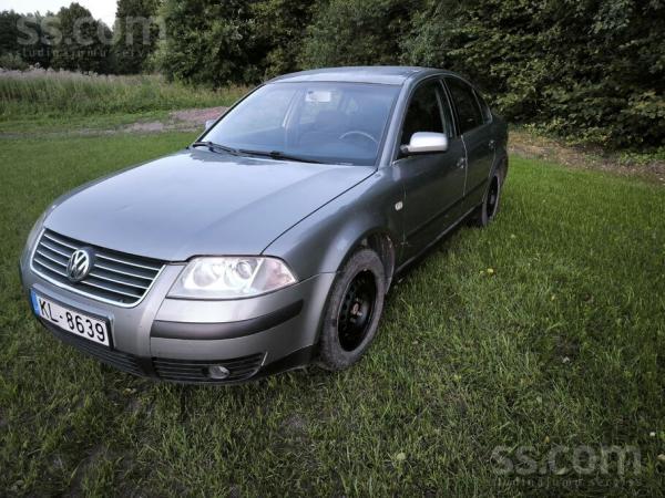 Pelēks Volkswagen Passat B5 2003 Jēkabpils, ar dzinēja tilpumu 1.90 L un nobraukumu 360 tūkst. km par 1090 €, foto 2 vietnē AUTOMOTO.COM.LV