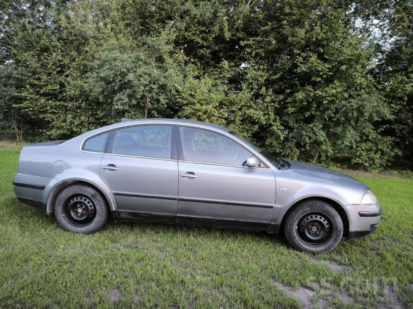 Pelēks Volkswagen Passat B5 2003 Jēkabpils, ar dzinēja tilpumu 1.90 L un nobraukumu 360 tūkst. km par 1090 €, foto 6 vietnē AUTOMOTO.COM.LV