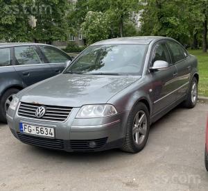 Grey Volkswagen Passat B5 2004 in Riga, with an engine capacity of 1.90 L and mileage of 393 thousand km for 450 €, photo  on AUTOMOTO.COM.LV