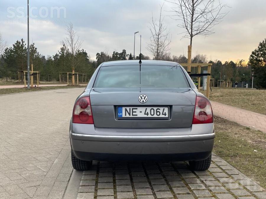 Pelēks Volkswagen Passat B5 2005 Rīga, ar dzinēja tilpumu 1.90 L un nobraukumu 344 tūkst. km par 1350 €, foto 6 vietnē AUTOMOTO.COM.LV
